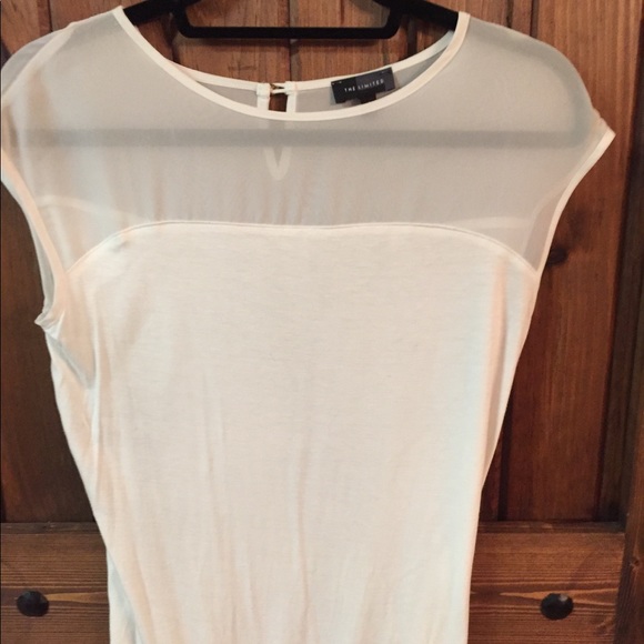 Tops | Limited Cream Sheer Top | Poshmark